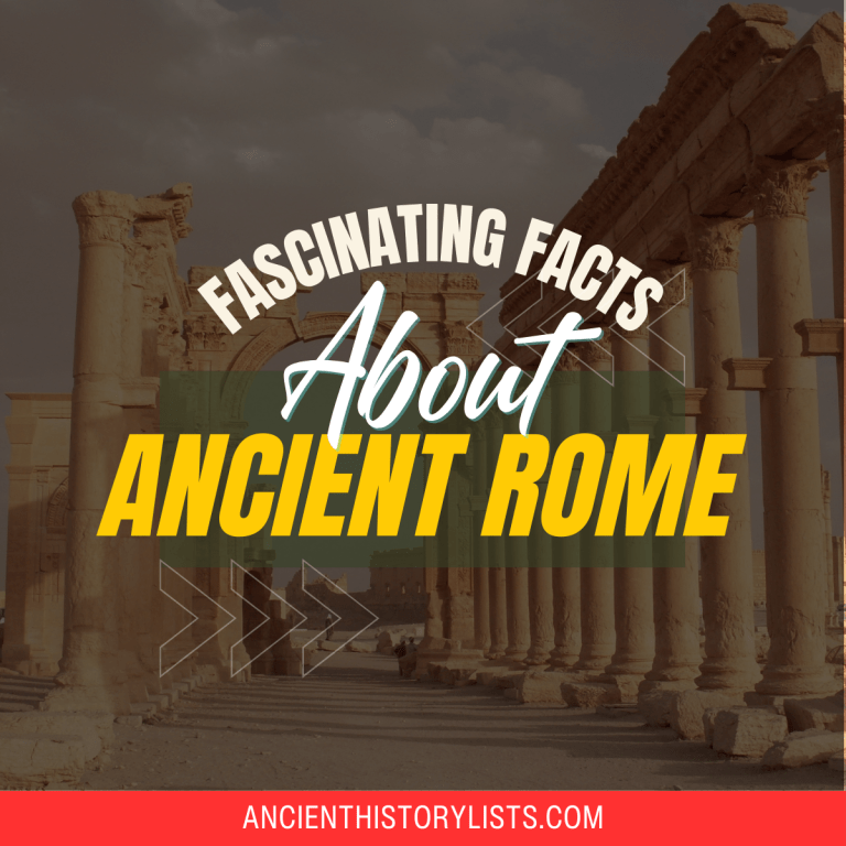 Top 10 Amazing Facts About Ancient Rome