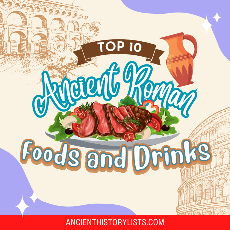 Top 10 Ancient Roman Foods and Drinks