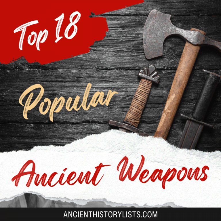 Top 18 Popular Ancient Weapons - Ancient History Lists